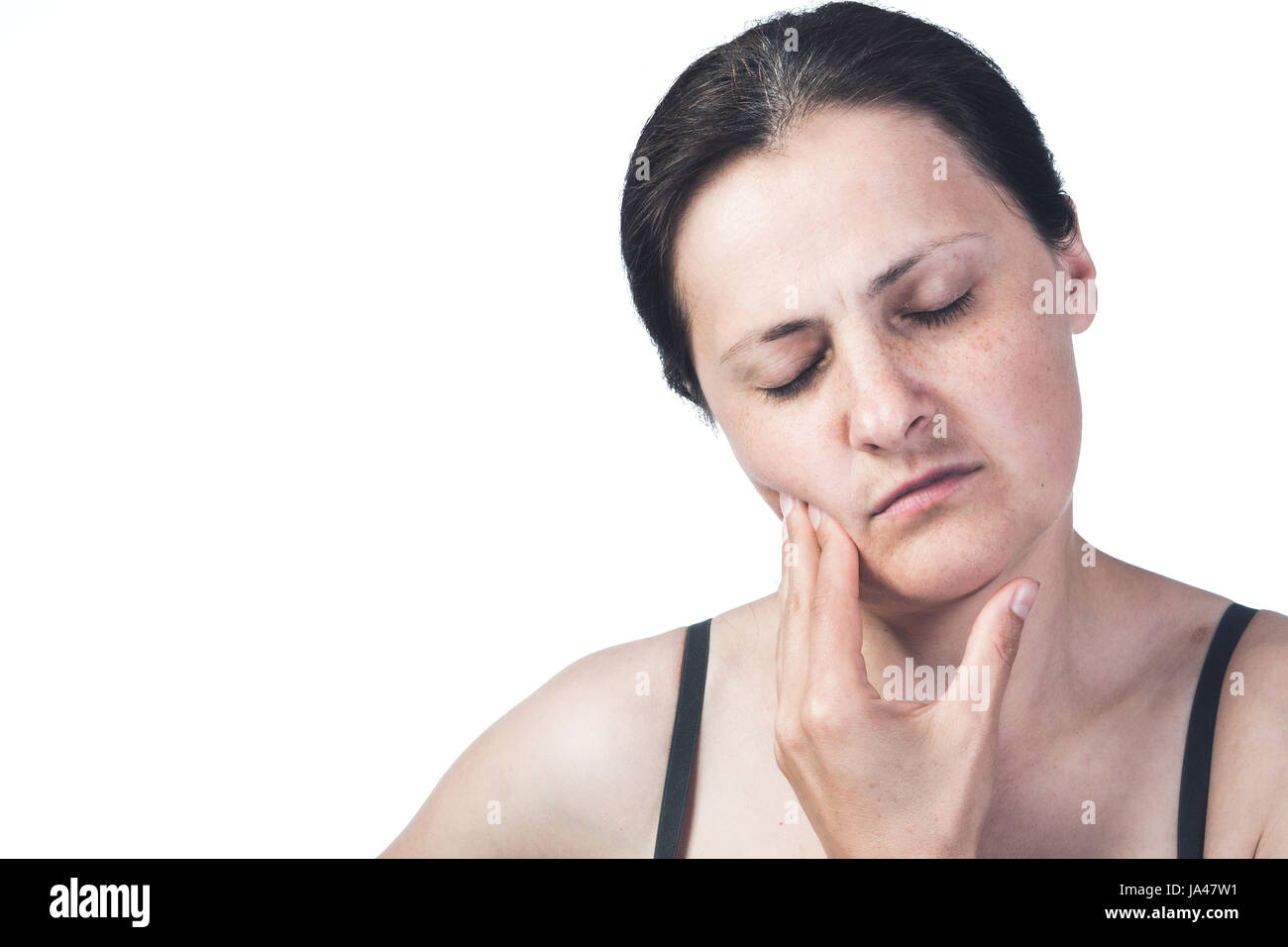 woman having a toothache Stock Photo - Alamy