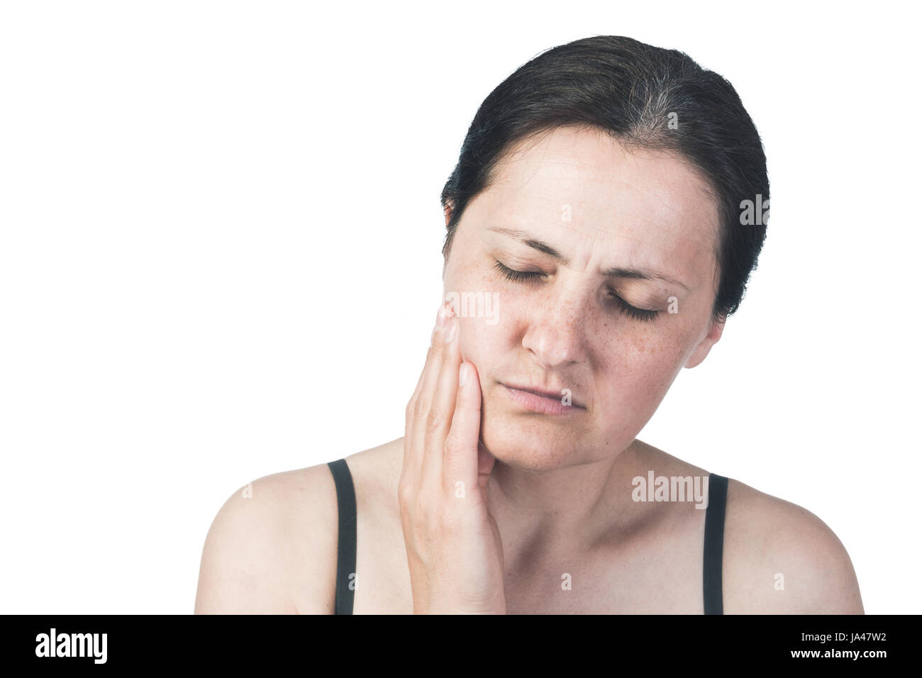 woman having a toothache Stock Photo - Alamy