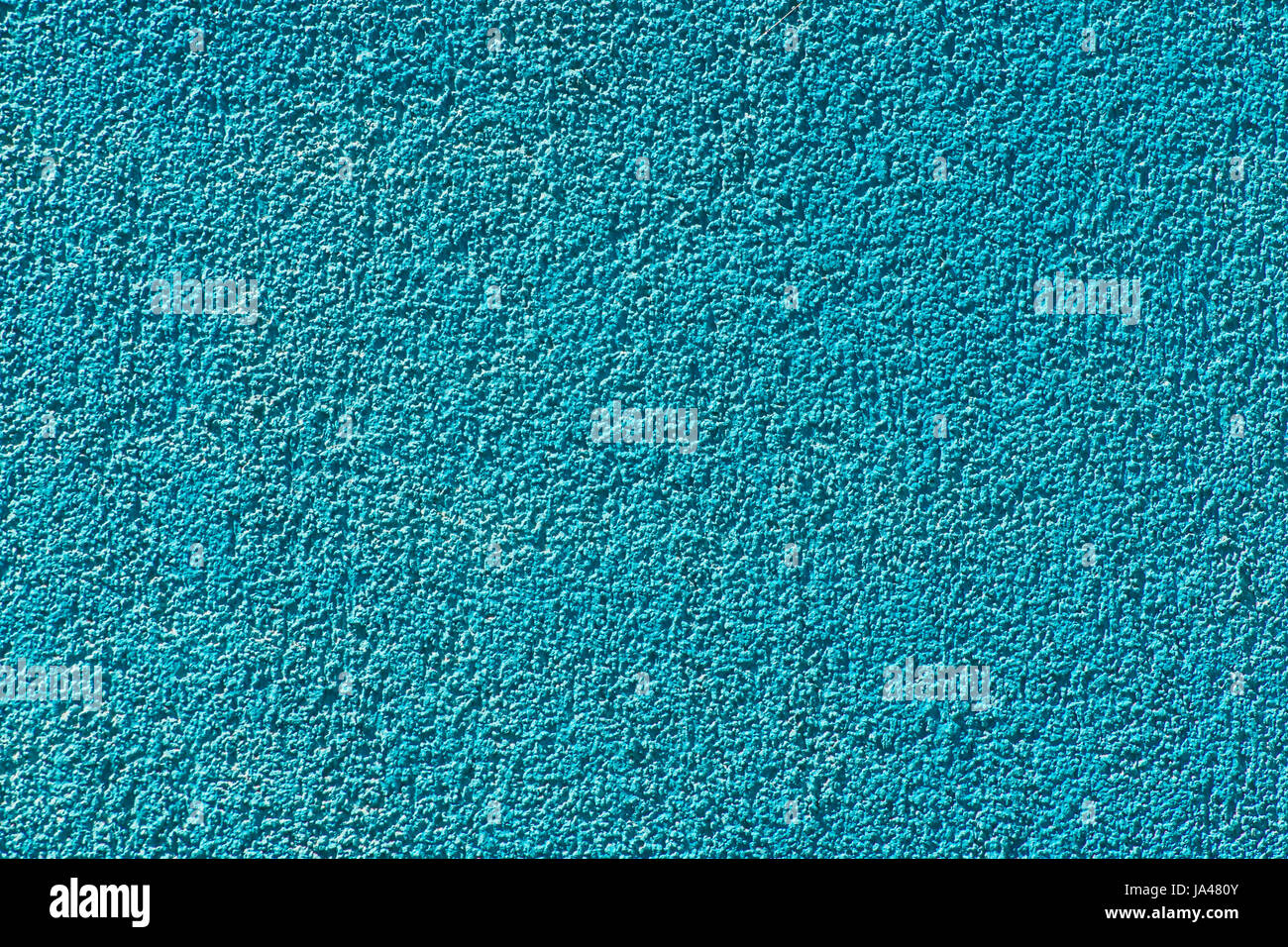 Blue plaster on the facade of a modern building background texture ...