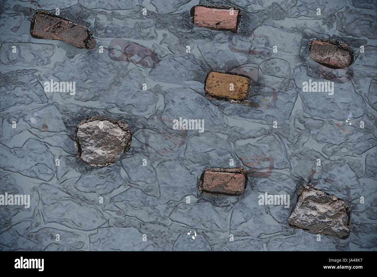 Brick wall. Abstract background with bricks Stock Photo - Alamy