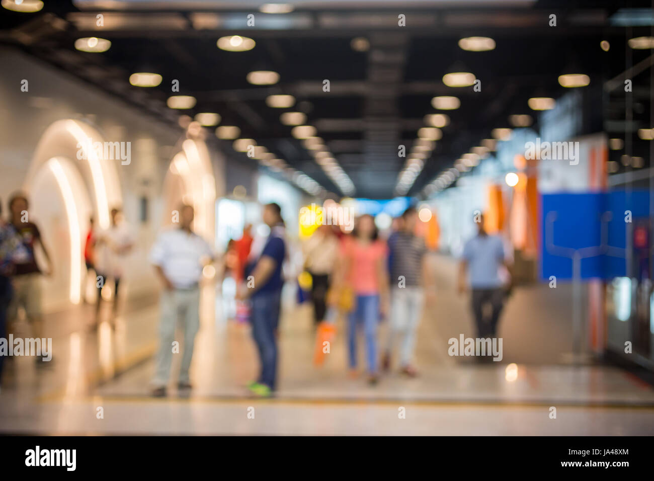 Blur event with people background Stock Photo - Alamy