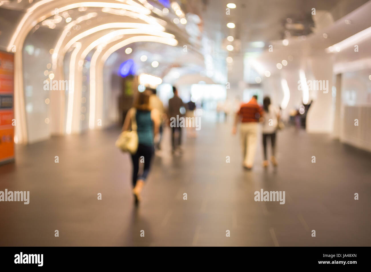 Blur event with people background Stock Photo - Alamy