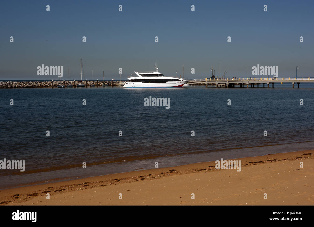 Moreton bay boats redcliffe queensland hi-res stock photography and ...