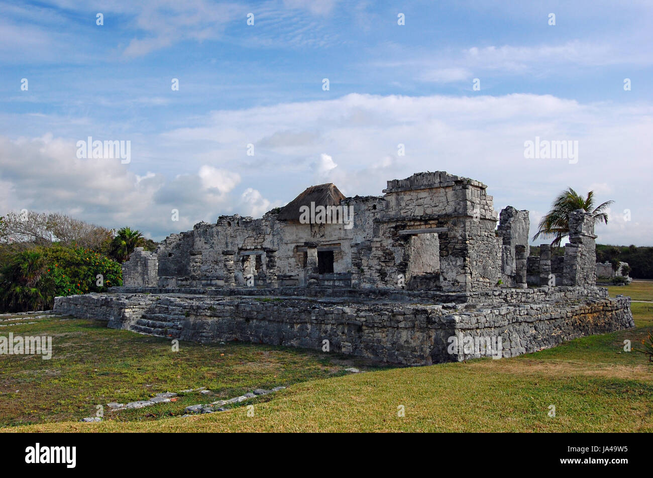 Mayan Ruins, Tulum, Quintana Roo, Mexico Stock Photo - Alamy