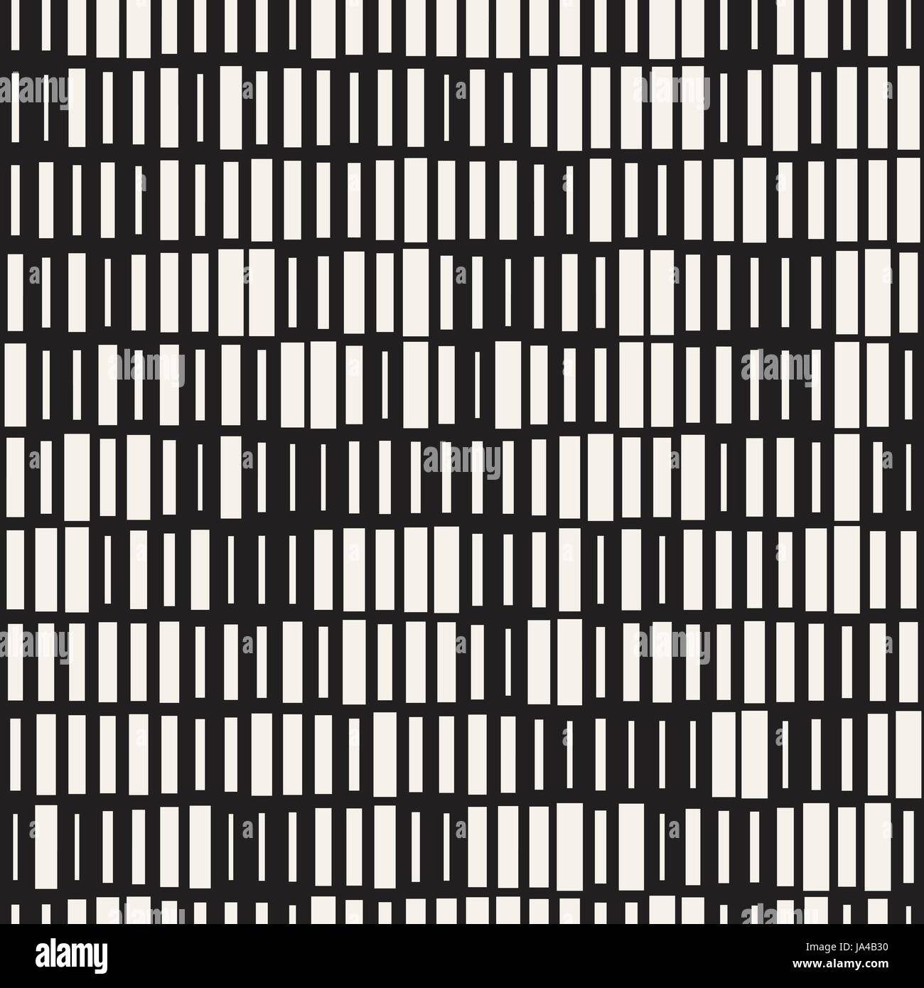 Vector Seamless Black And White Irregular Dash Rectangles Grid Pattern ...