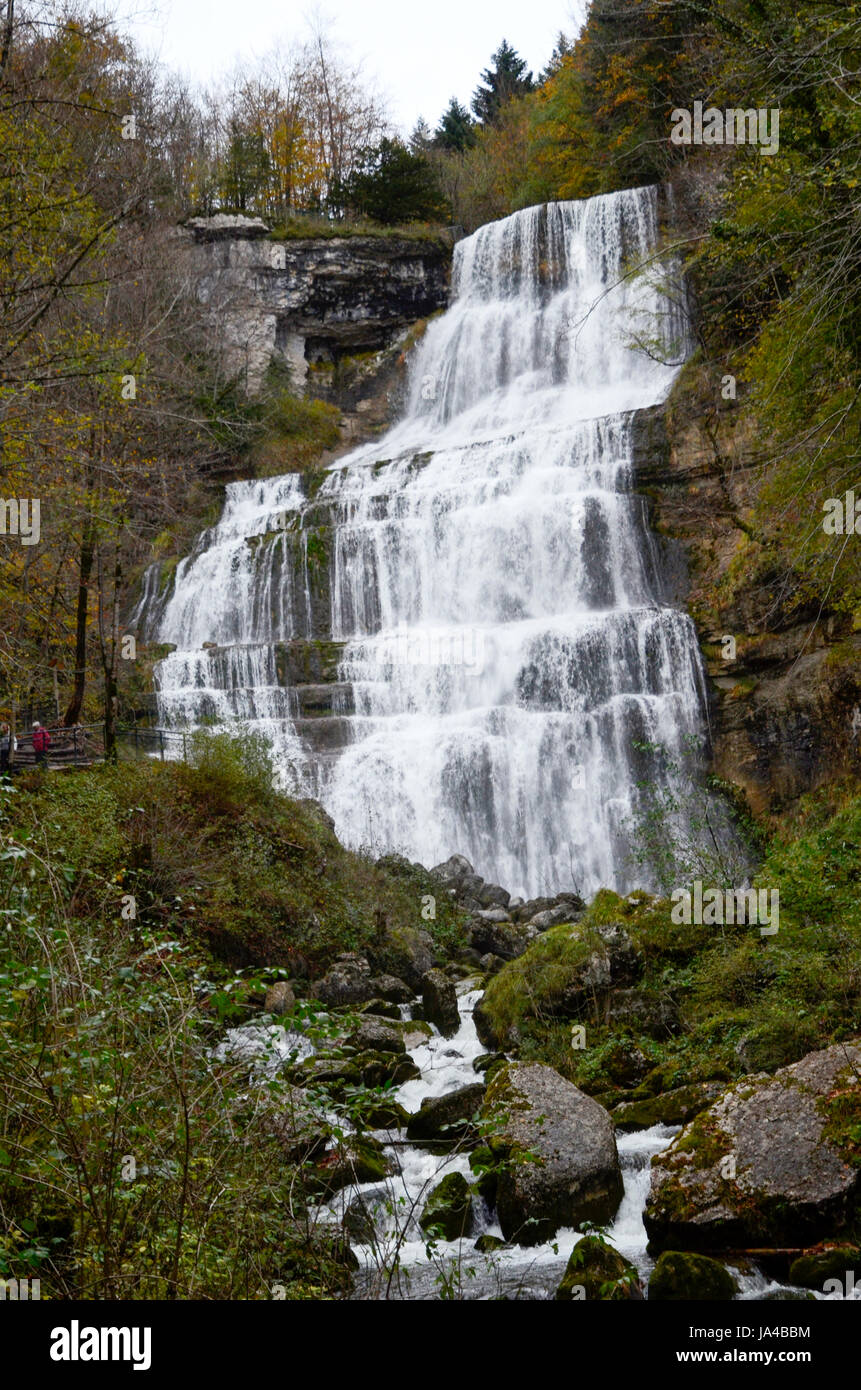 Waterfall from mountain top hi-res stock photography and images - Alamy