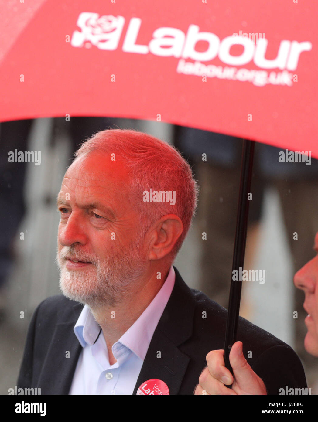 Labour leader Jeremy Corbyn visits the Hemlington Detached Youth Work ...