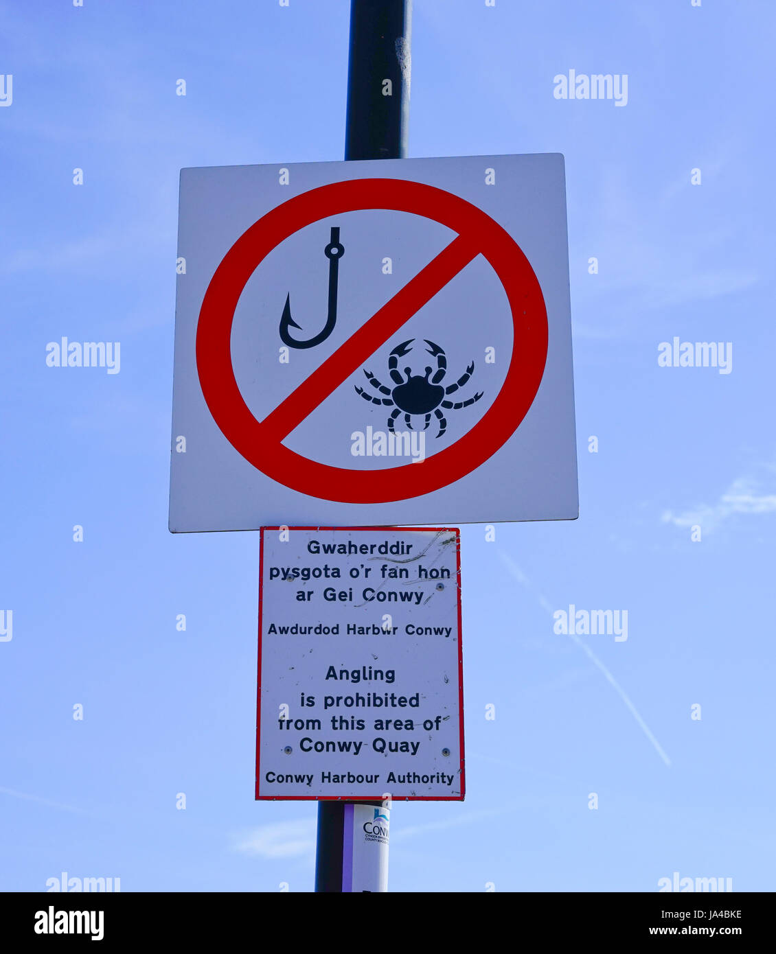 Conwy quay sign hi-res stock photography and images - Alamy