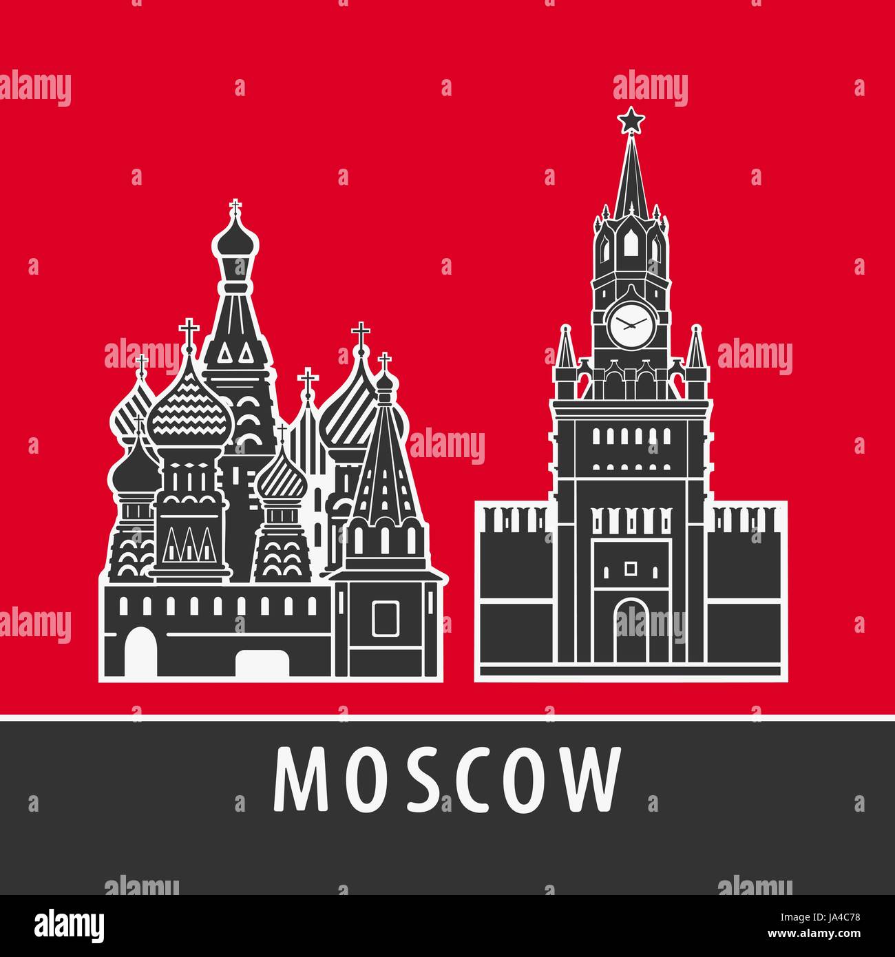 Moscow Vector Symbol Stock Vector Image & Art - Alamy