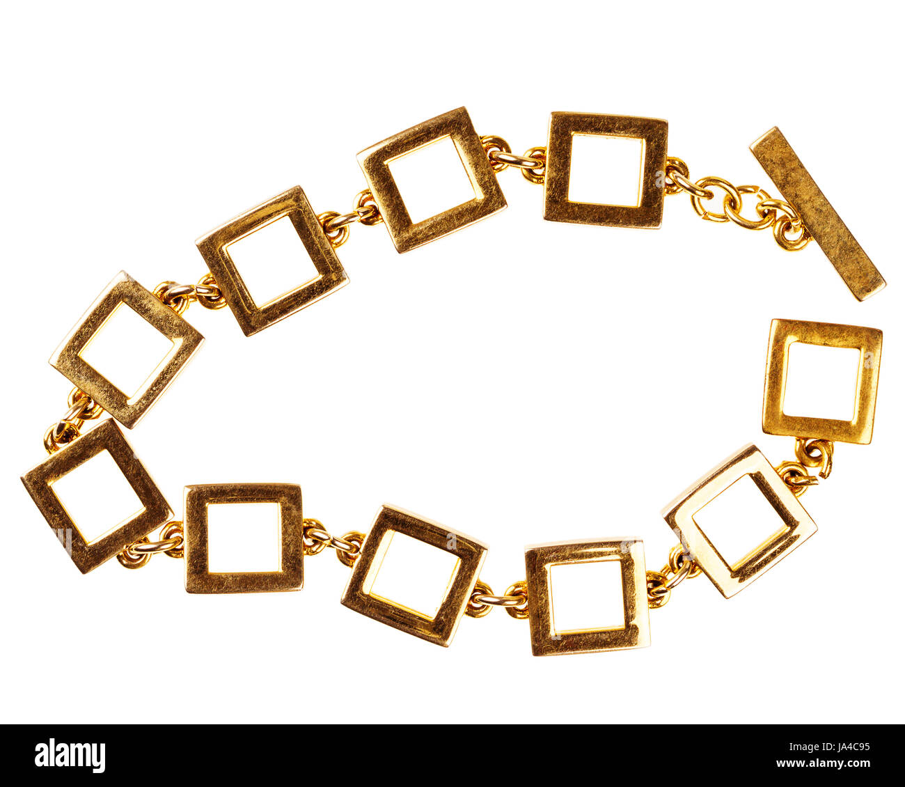Gold chain link bracelet hi-res stock photography and images - Alamy