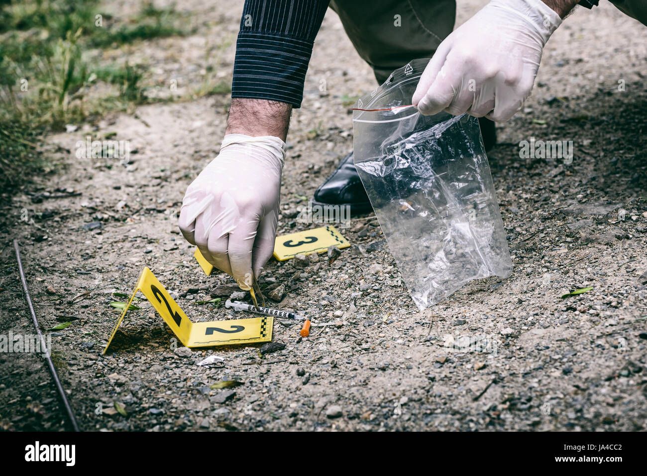 Crime scene investigation Stock Photo - Alamy