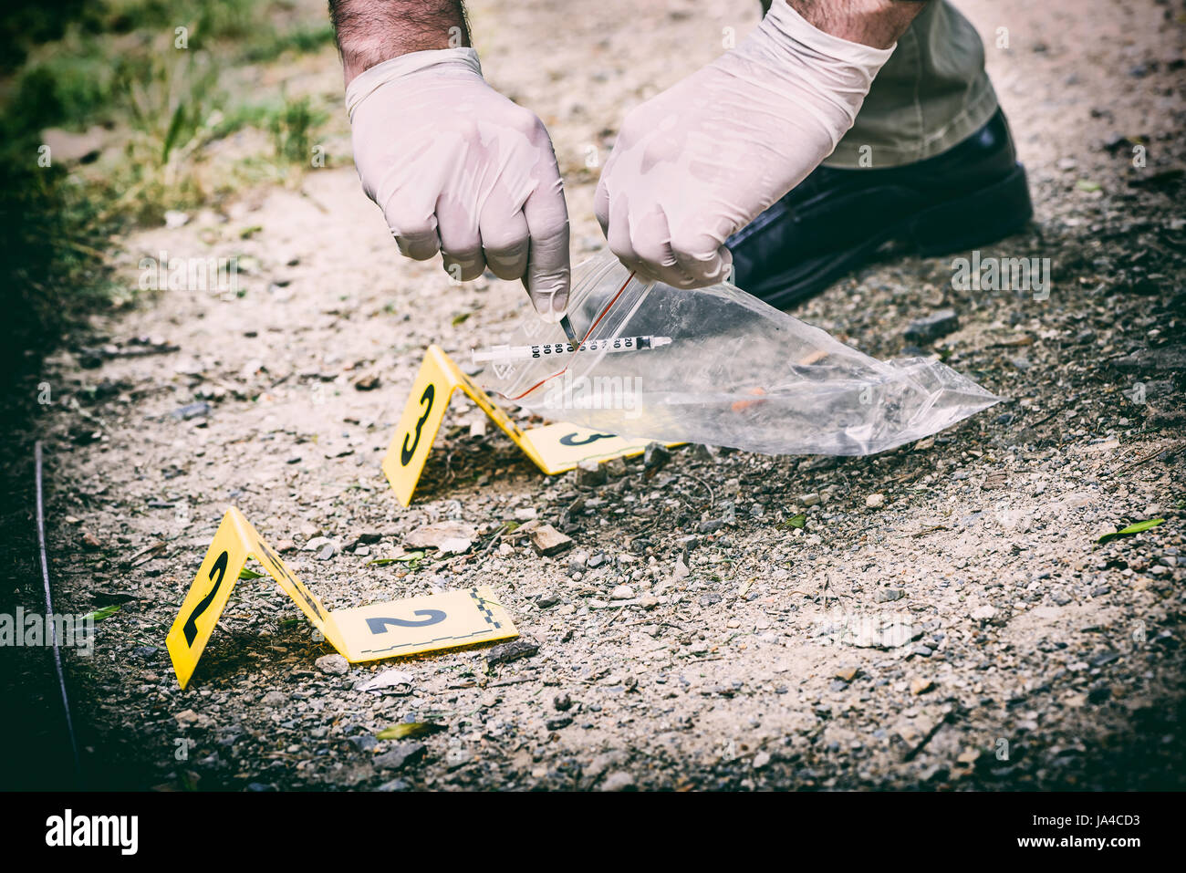 Crime scene investigation Stock Photo - Alamy