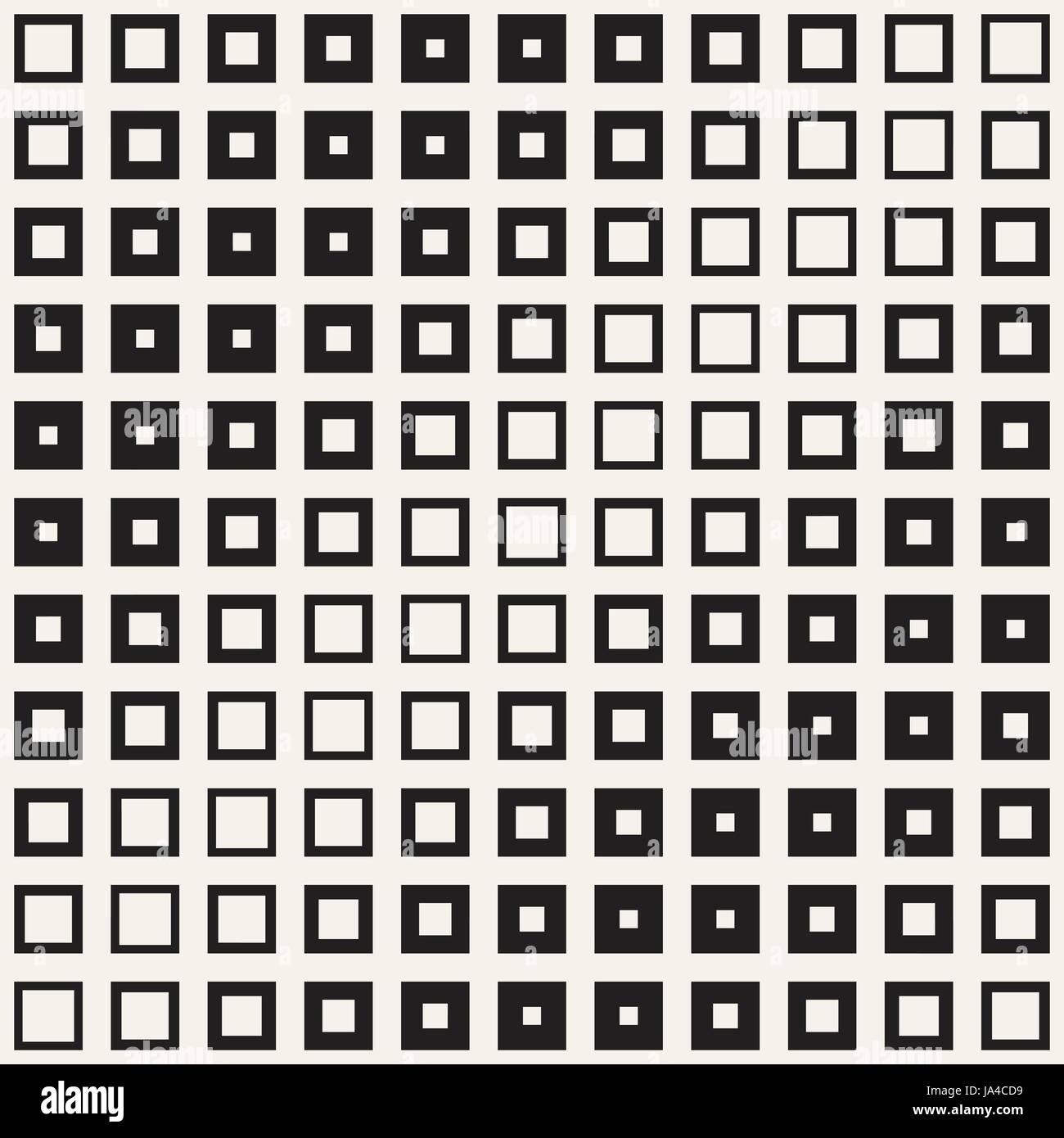 Repeating Geometric Rectangle Tiles. Stylish Monochrome Lattice. Vector ...