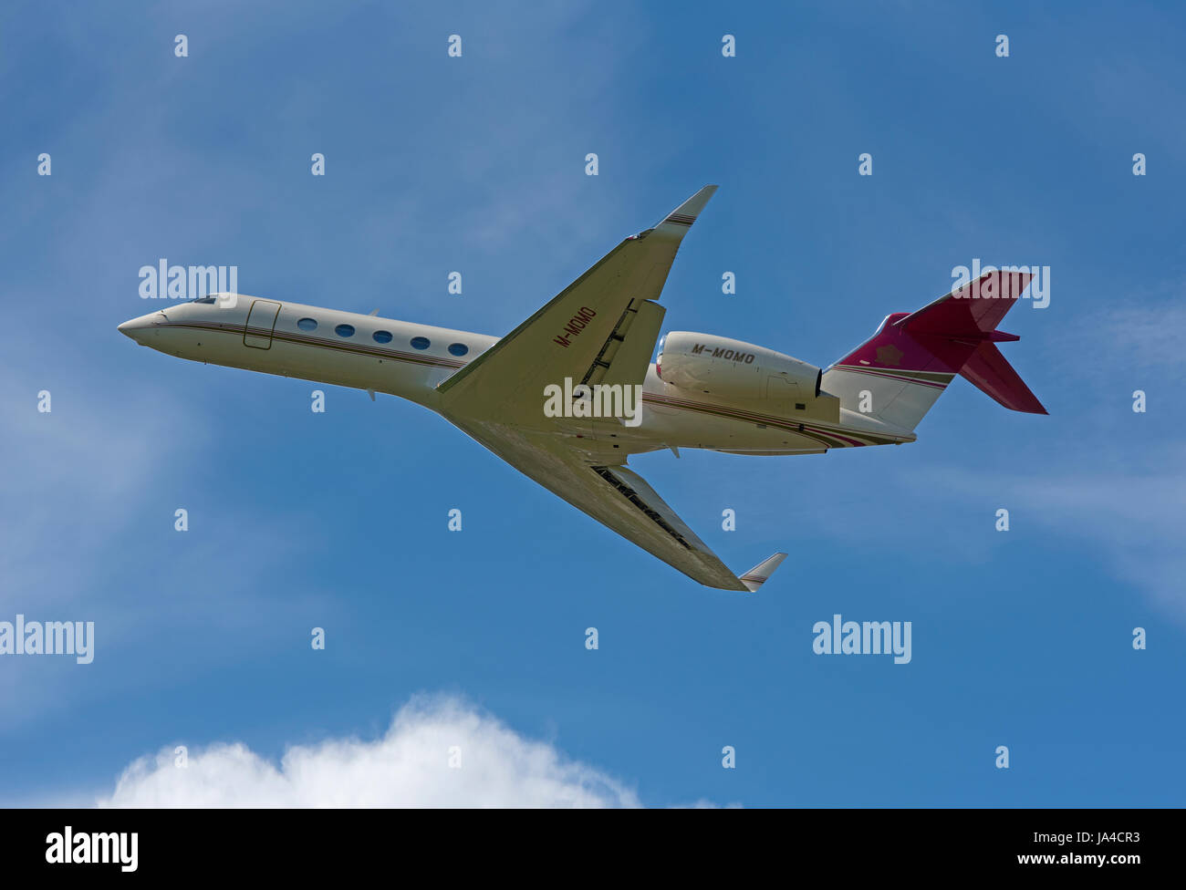 Gulf stream owned by Mohammed Al Fayed at Inverness Dalcross Airport in ...
