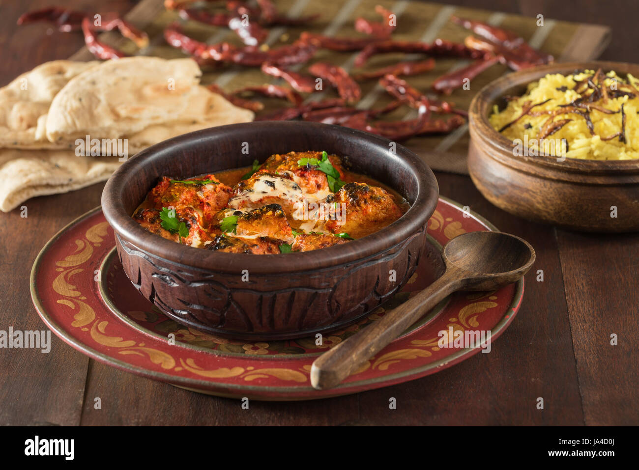Murgh makhani. Indian butter chicken curry. India Food Stock Photo - Alamy