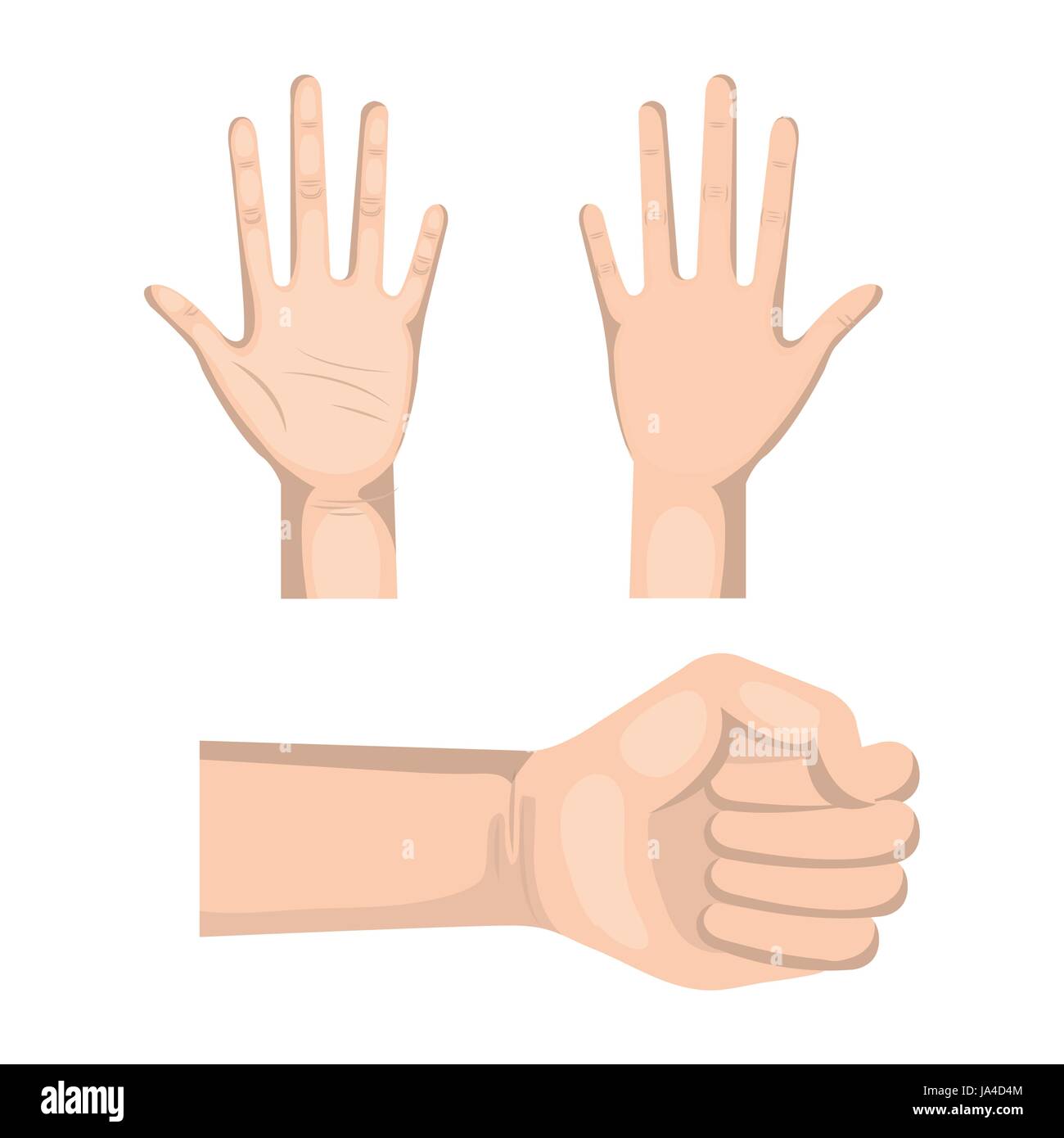 Clean hand thumb up Stock Vector Images - Alamy