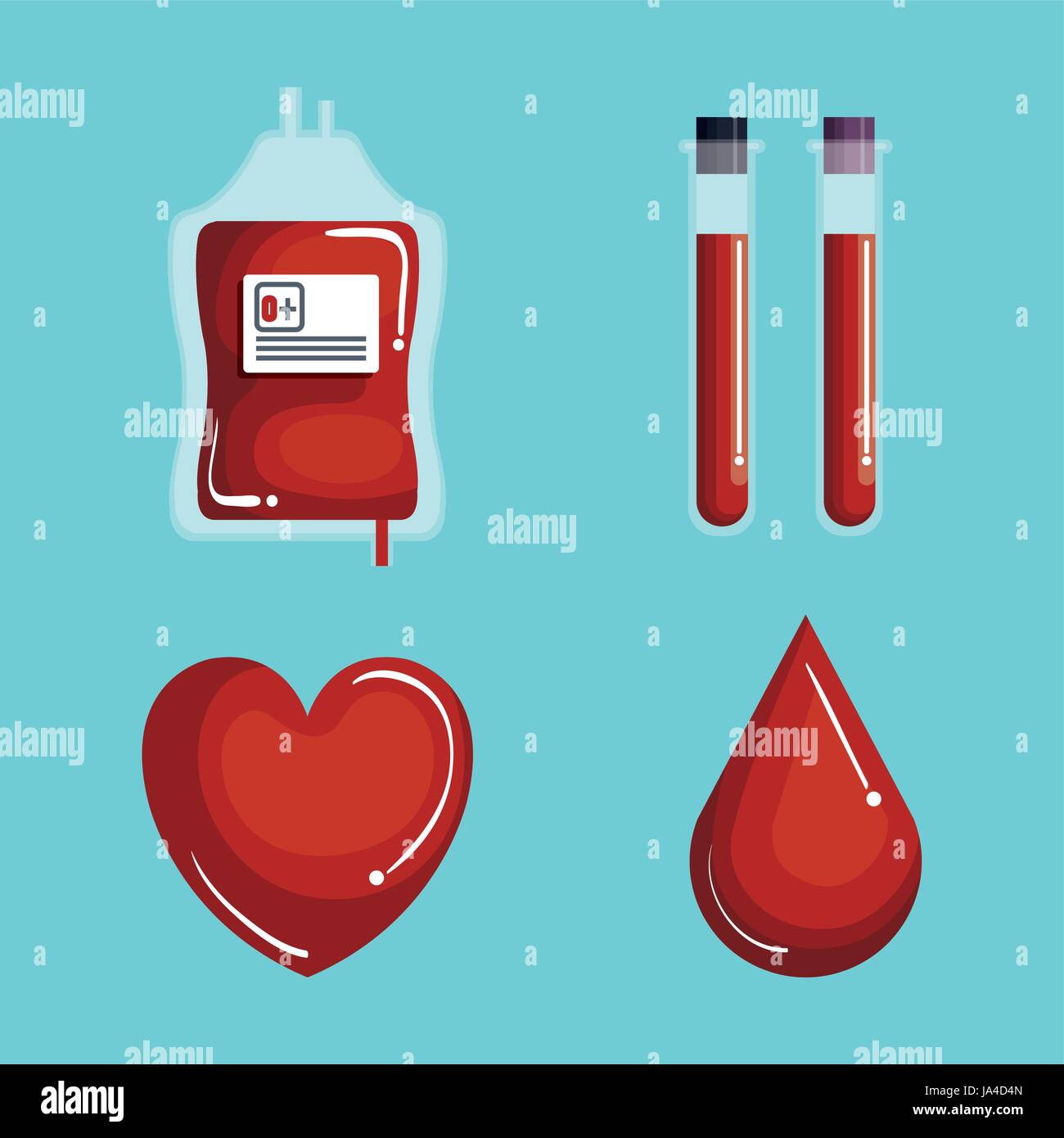 Unit blood transfusion Stock Vector Images - Alamy