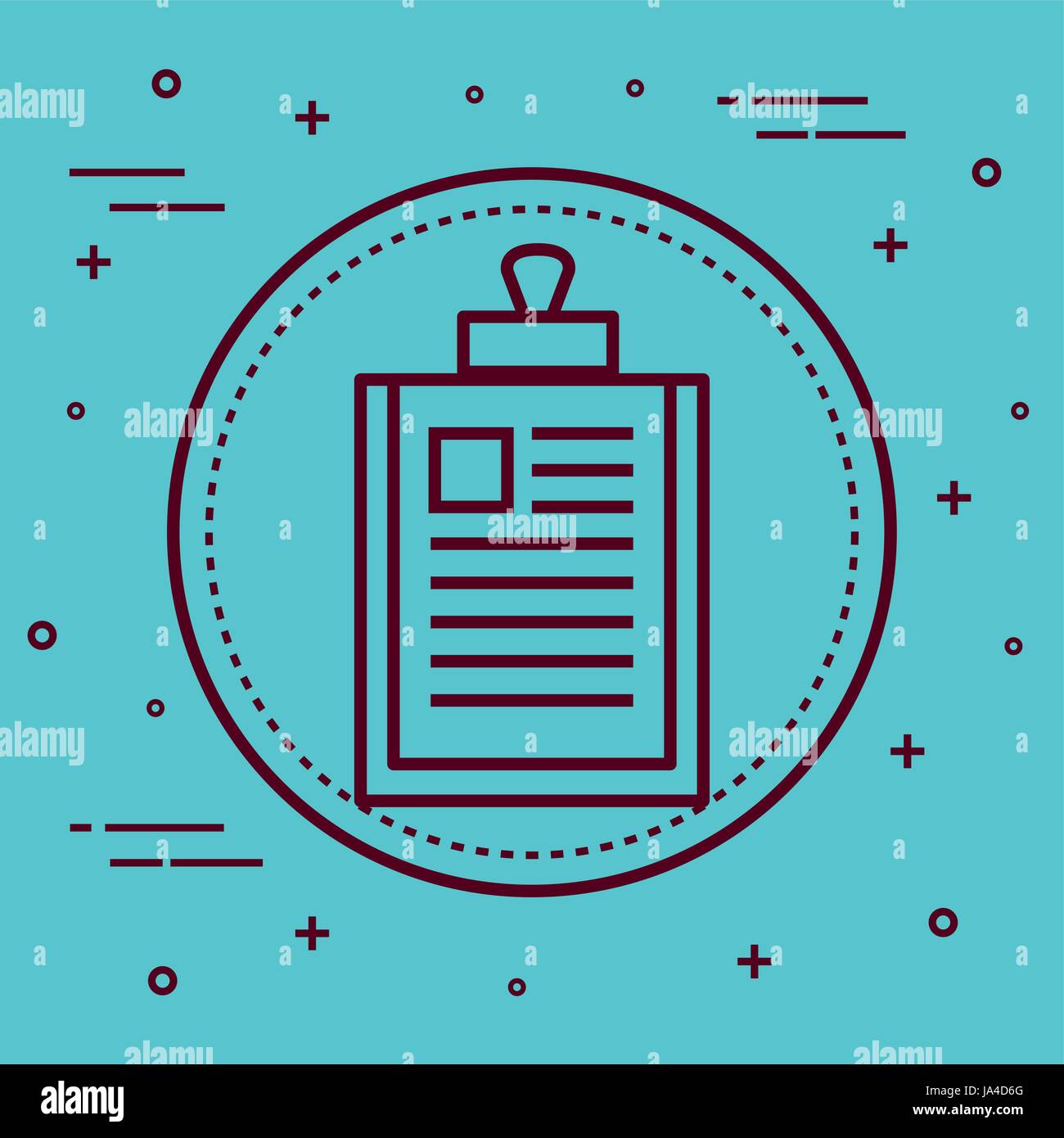 Clipboard sticker design Stock Vector Image & Art - Alamy