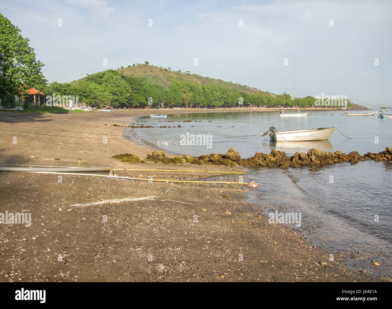 coastal scenery at the northern part of a indonesian island named Bali ...