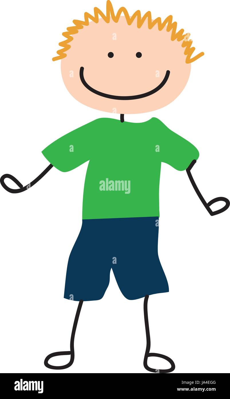 cute boy drawing icon Stock Vector Image & Art - Alamy