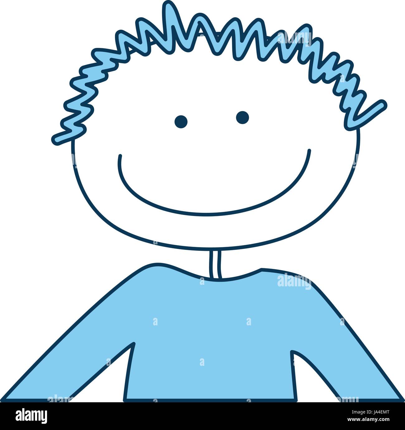 cute boy drawing icon Stock Vector Image & Art - Alamy