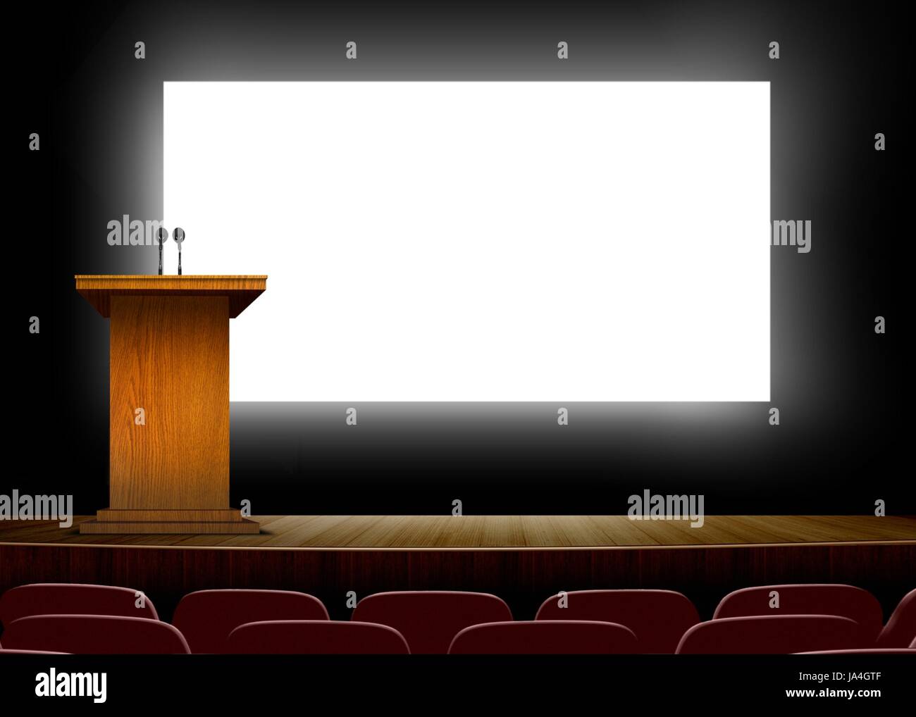 European press conference empty podium hi-res stock photography and ...