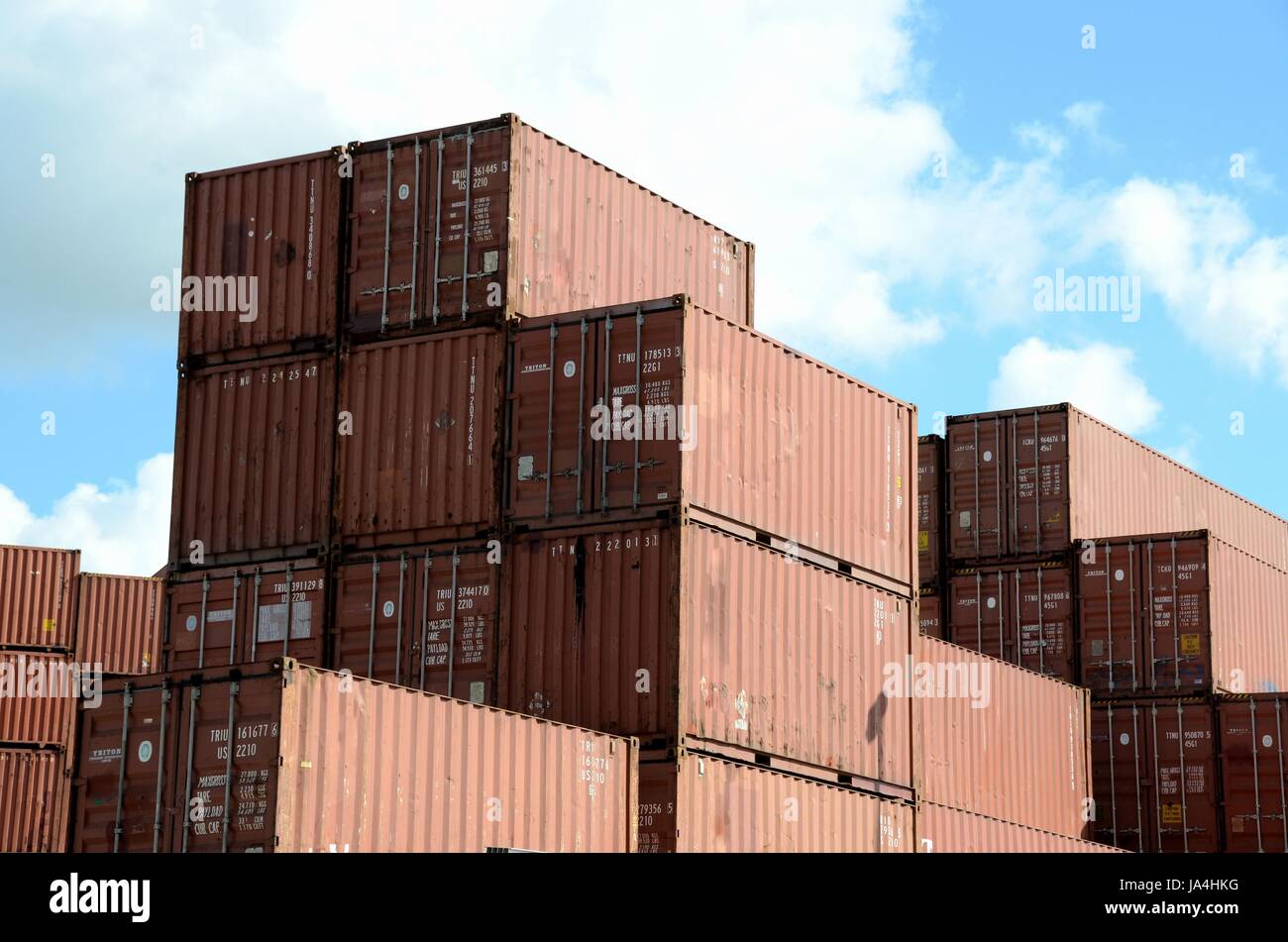 industry, traffic, transportation, container, containers, economy ...