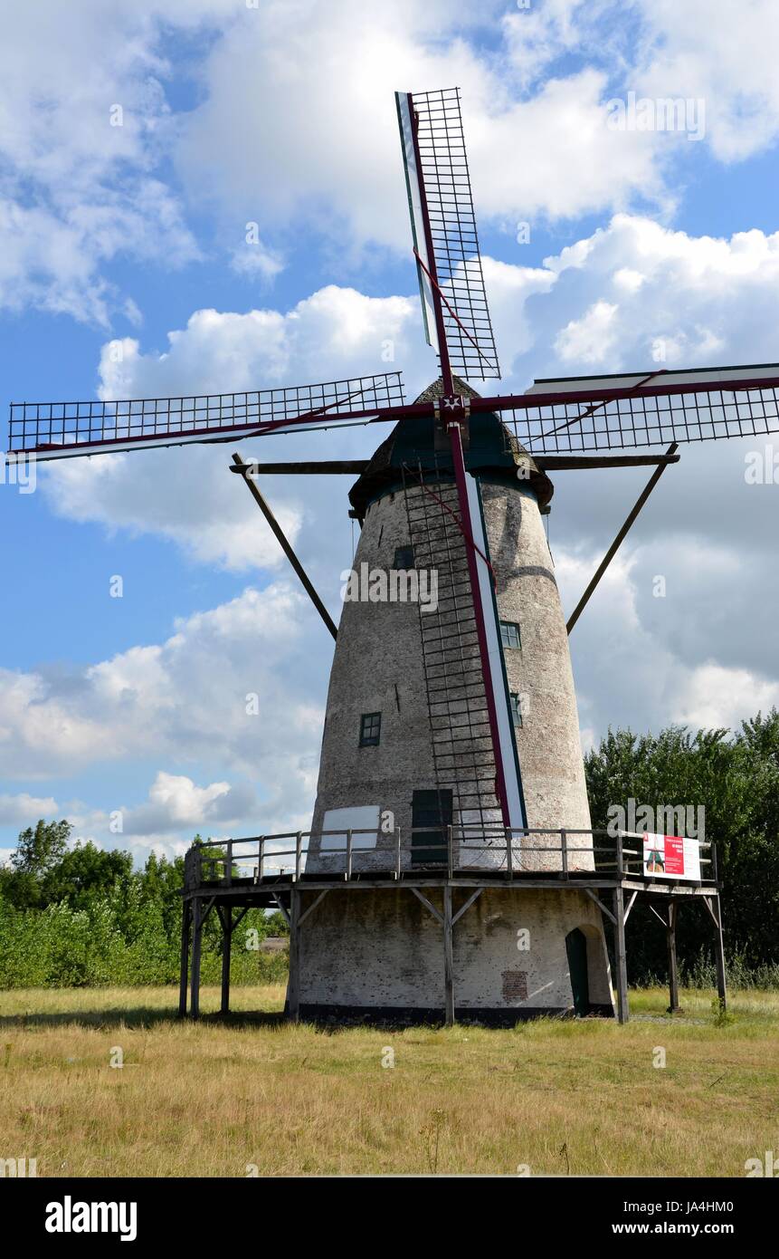 windmill, style of construction, architecture, architectural style ...