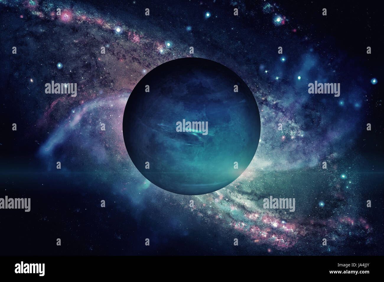 Solar System - Neptune. It is the eighth and farthest planet from the ...