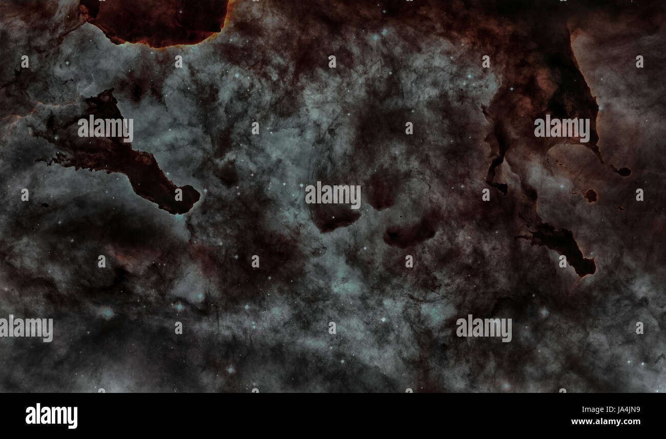 Dust Pillars in the Carina Nebula, also known as the Grand Nebula ...