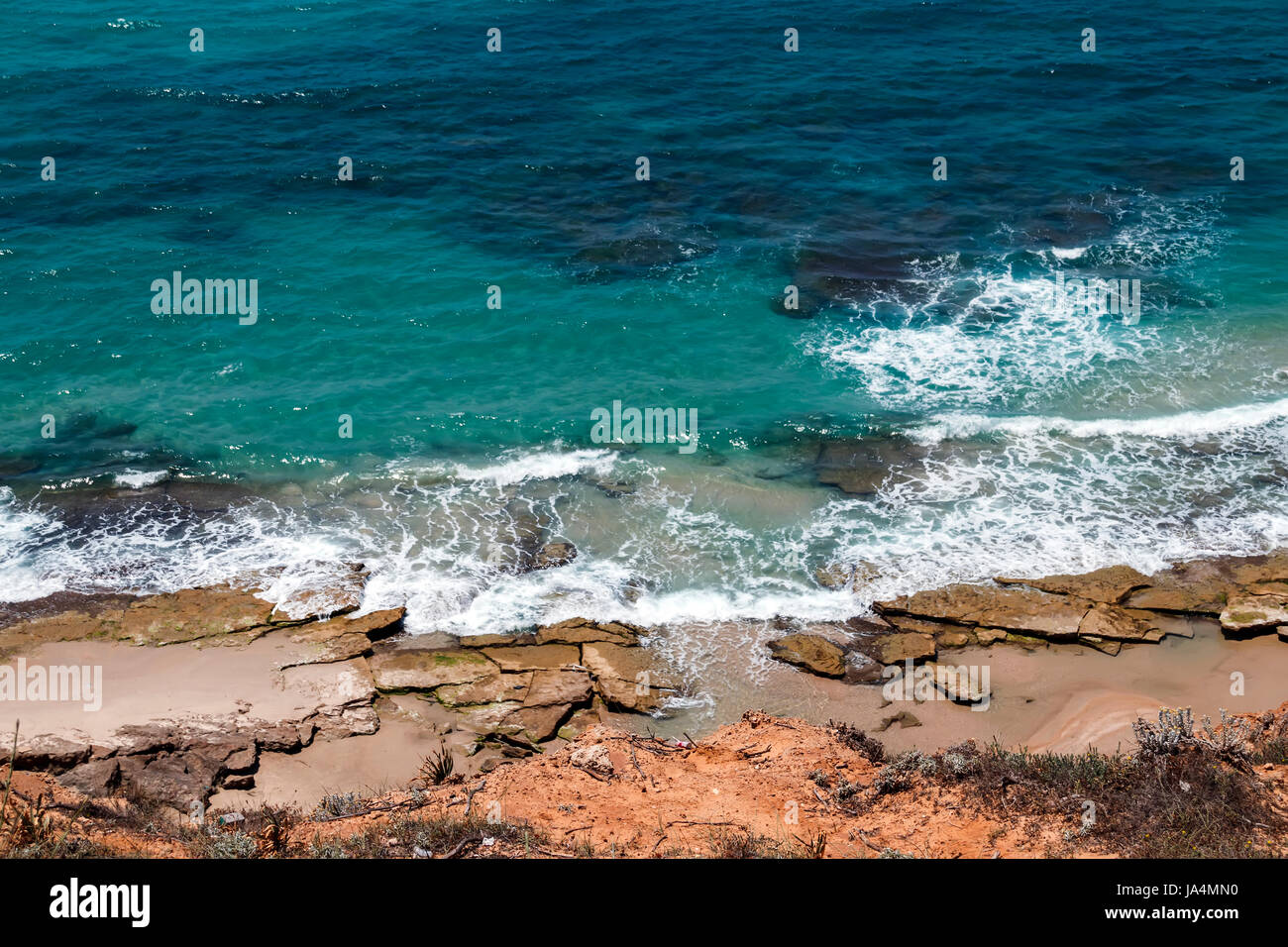 Top view of the sea shore Stock Photo - Alamy