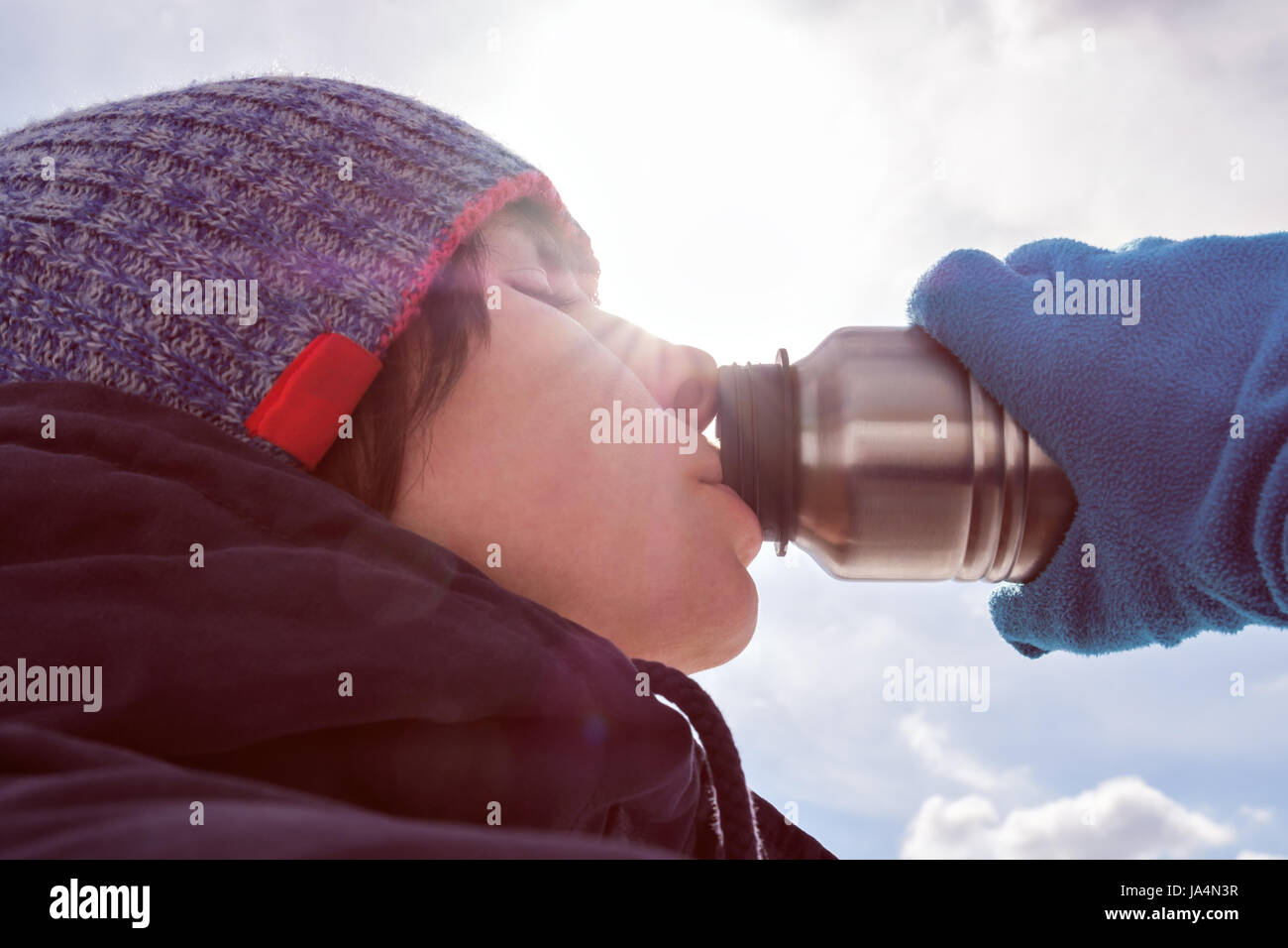 Water in bottle winter hi-res stock photography and images - Alamy