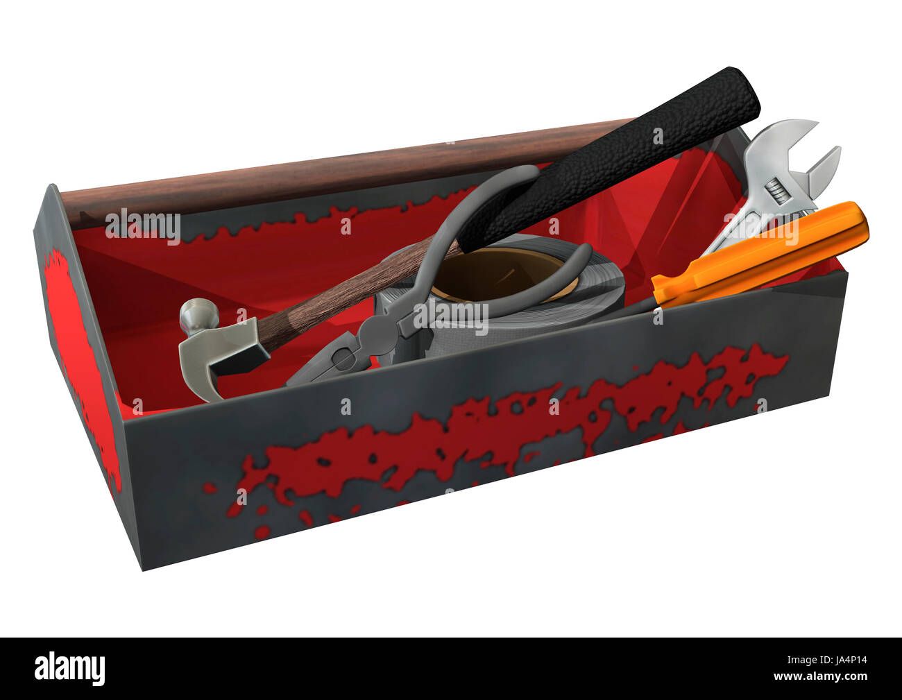 tool, object, objects, isolated, industrial, screw, repair, steel Stock ...