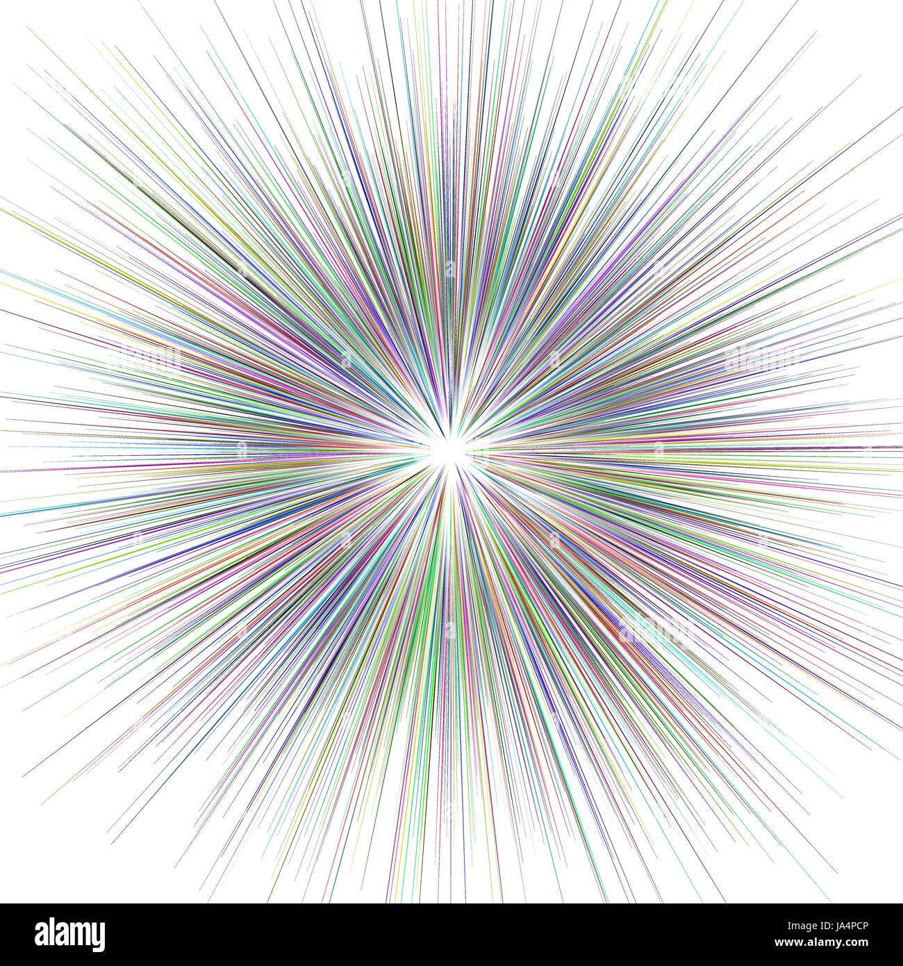 Abstract multicolored explosion background - vector graphic Stock ...