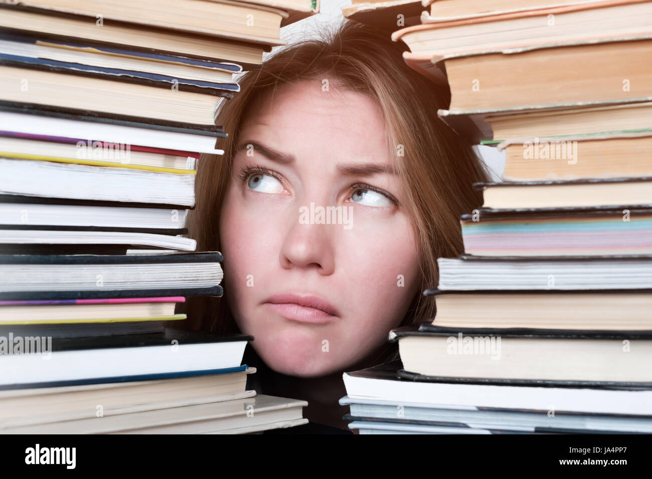 Girl from behind close up hi-res stock photography and images - Alamy