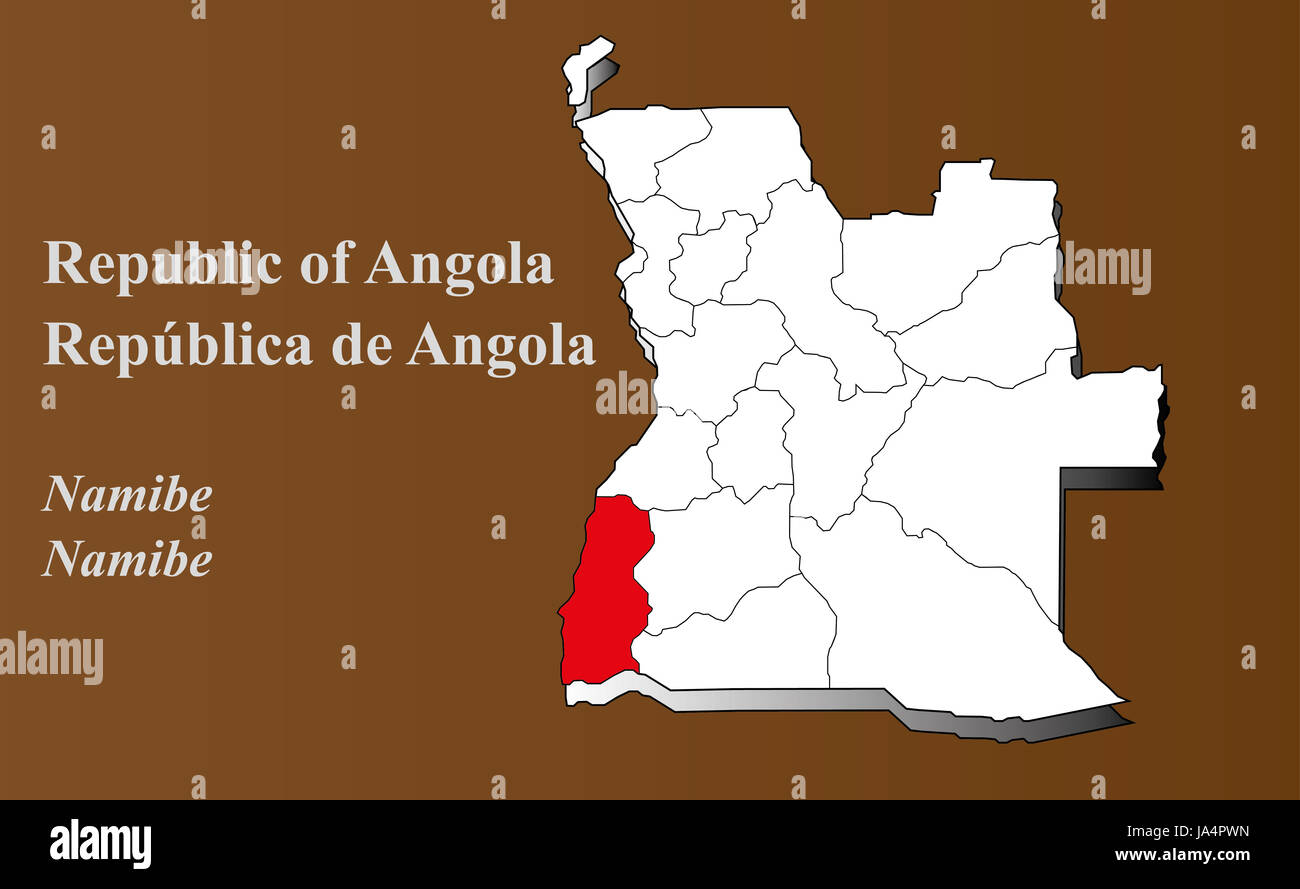 angola - highlighted namibe Stock Photo - Alamy