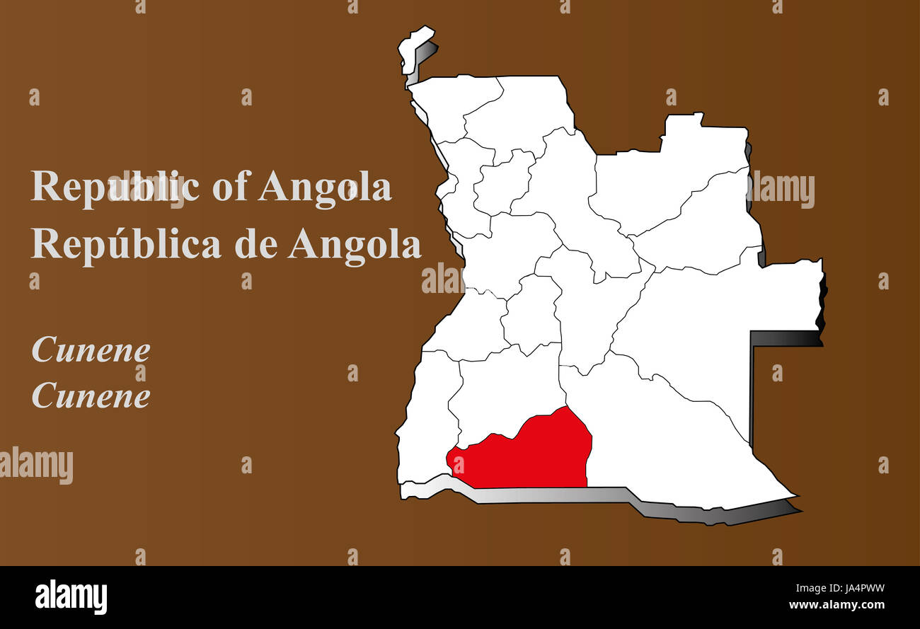 Malanje map hi-res stock photography and images - Alamy