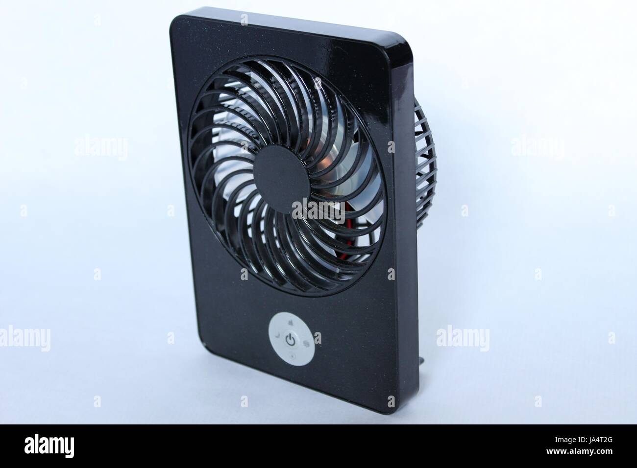 Portable black fan hi-res stock photography and images - Alamy