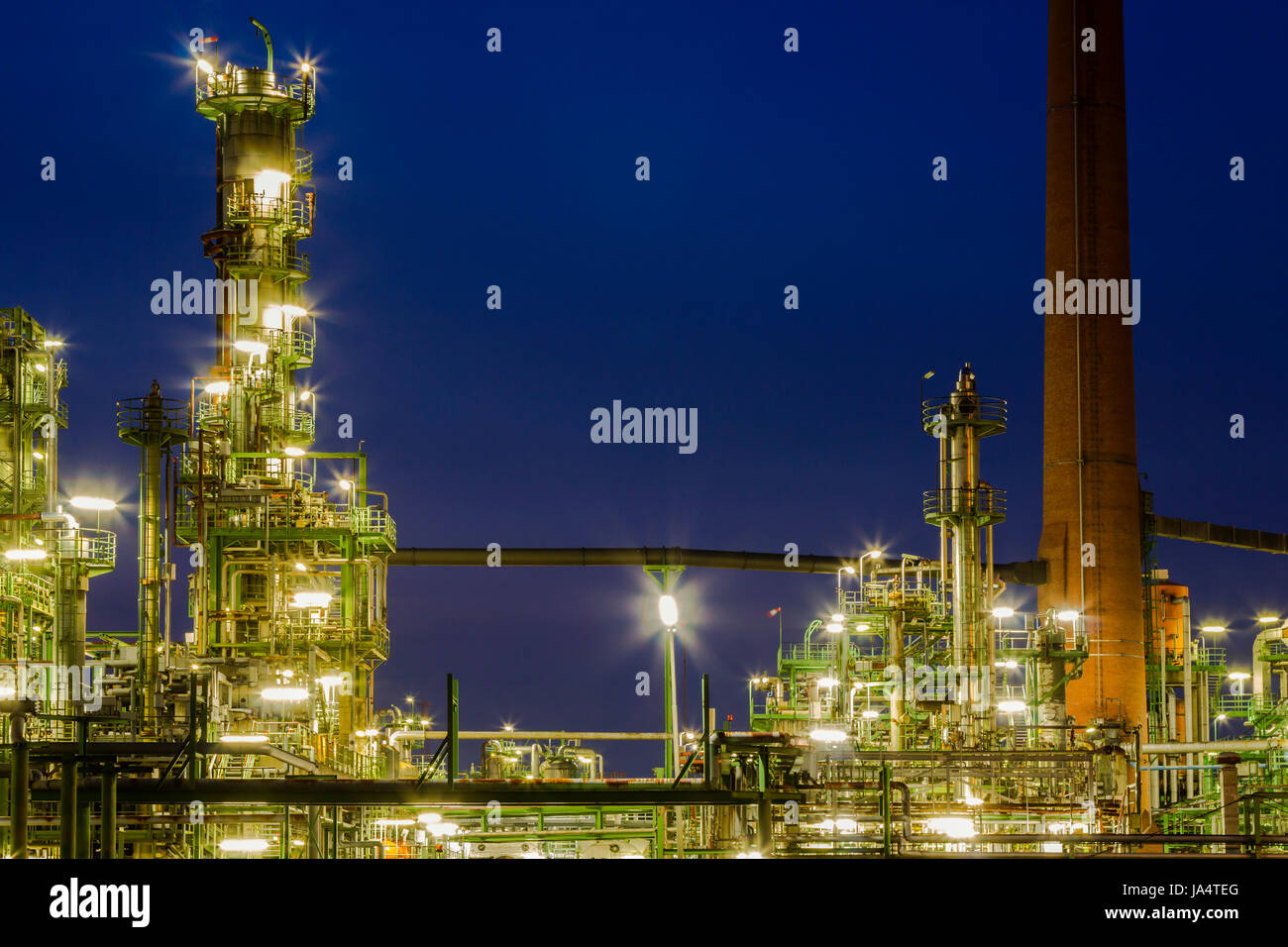 station, blue, environment, enviroment, industry, engineering, night ...