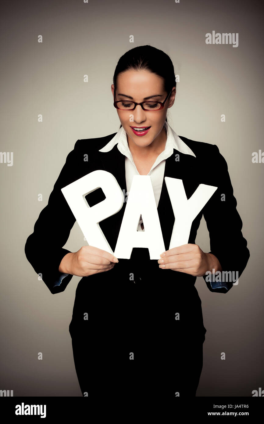 woman, pay, model, design, project, concept, plan, draft, business ...