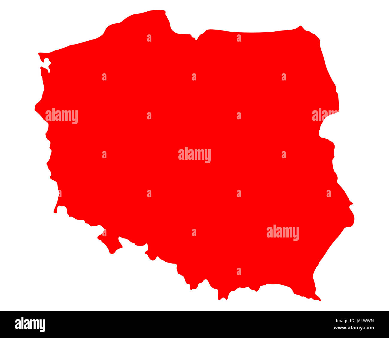 Polen geographie karte hi-res stock photography and images - Alamy