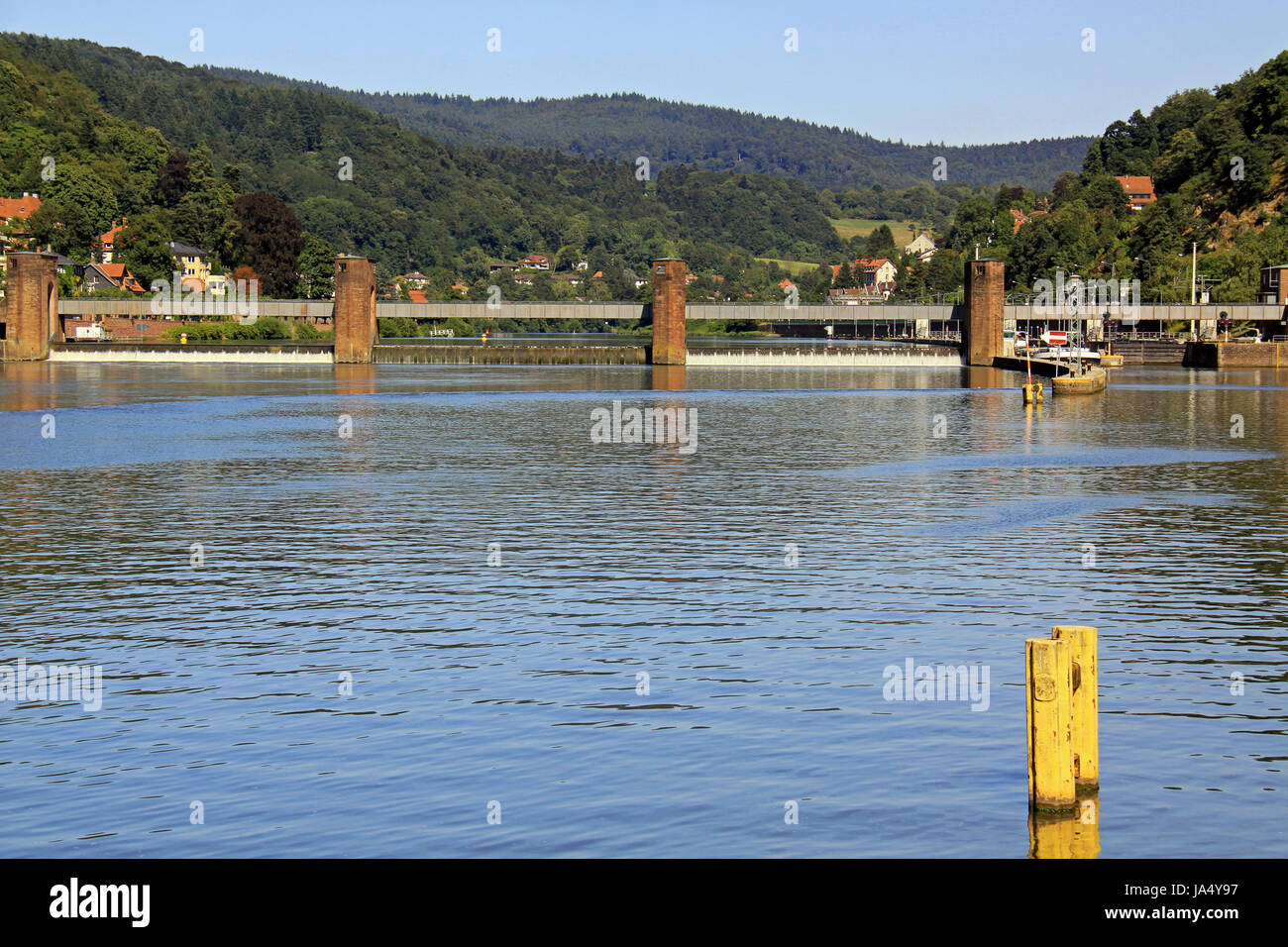 sluice, navigation, sluice, inland navigation, barrage, weir, bathing ...