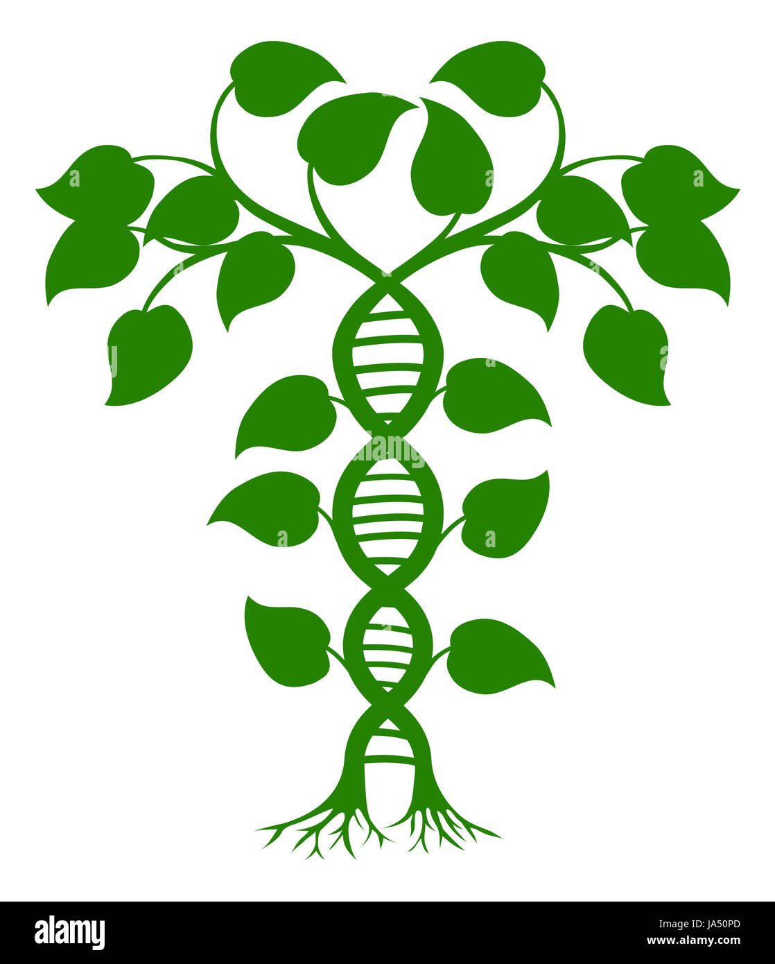 Dna illustration tree hi-res stock photography and images - Alamy