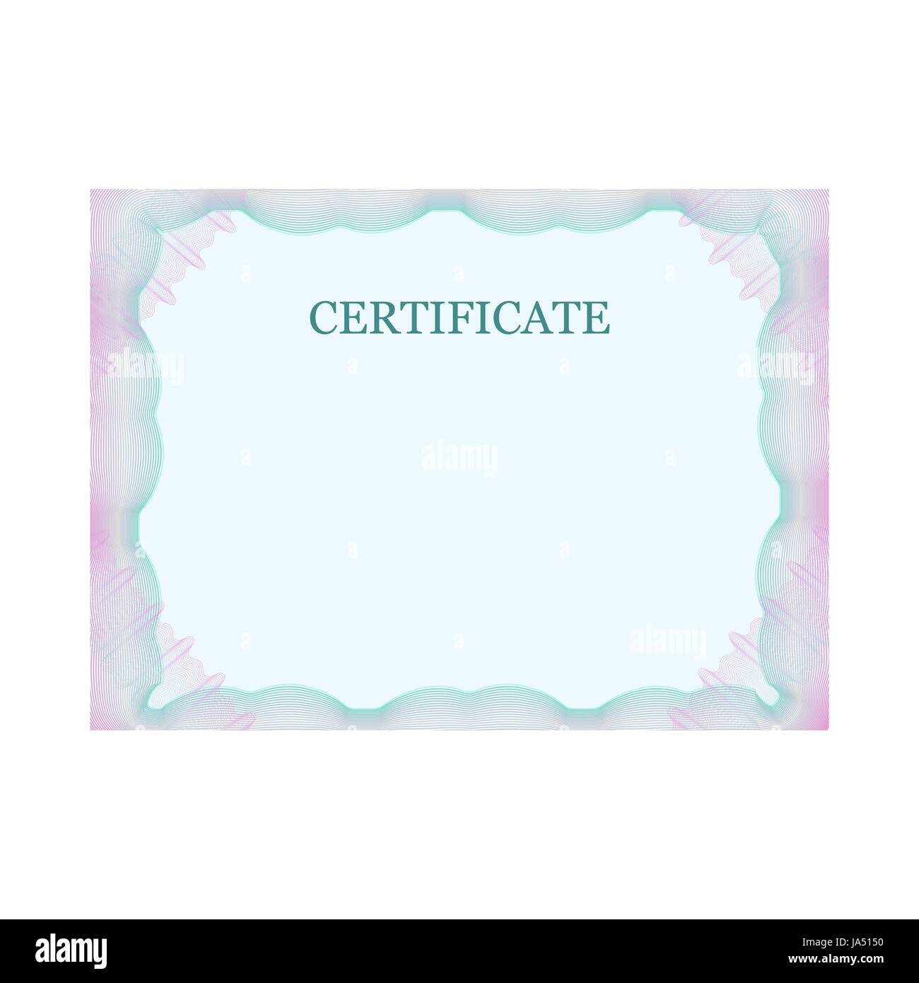 Qualification certificate template hi-res stock photography and images ...