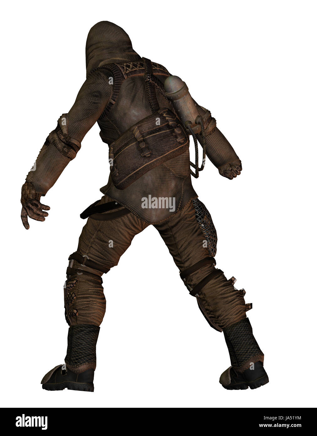 isolated, fantasy, uniform, illustration, end time, man, boot, isolated ...