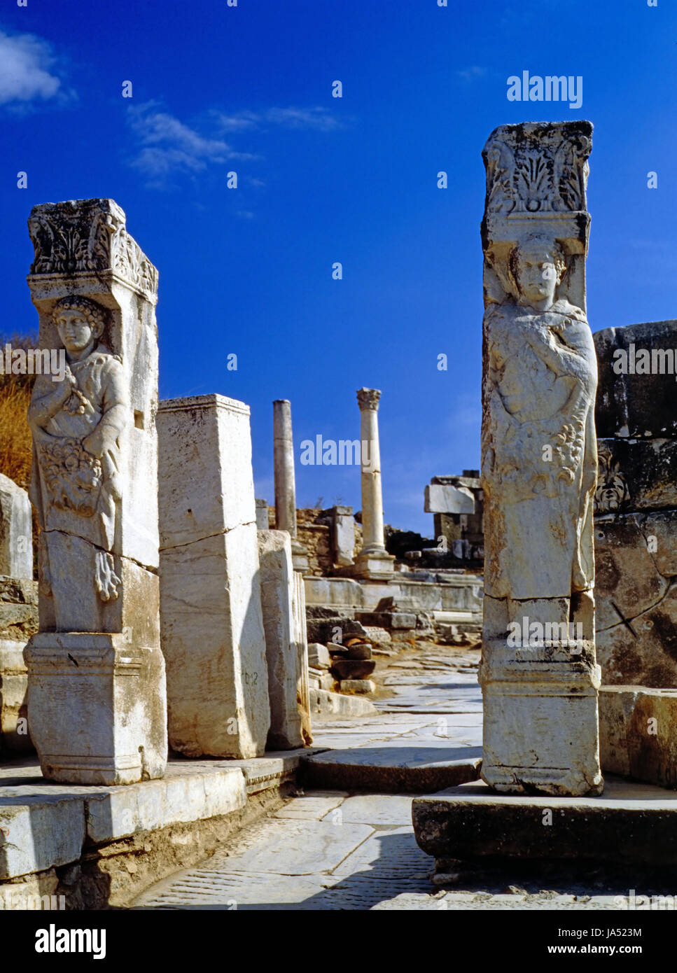 Ancient greek road hi-res stock photography and images - Alamy