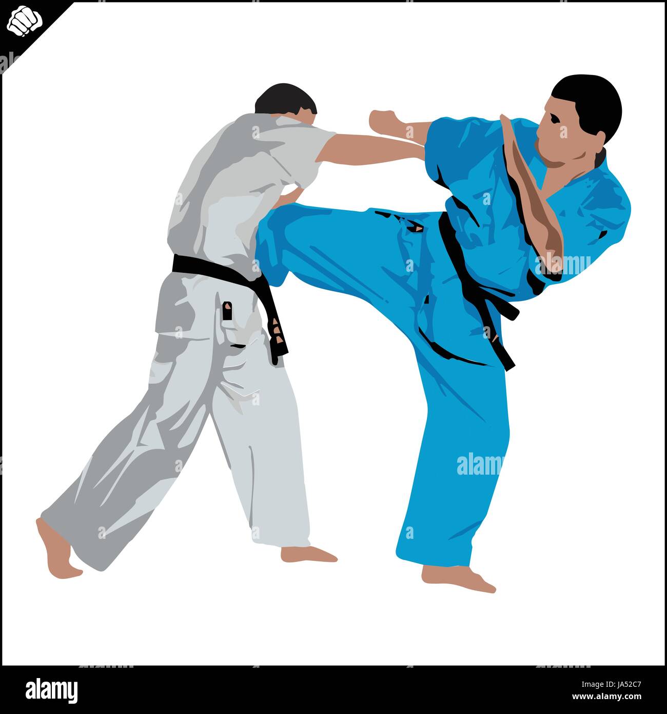 Kudo karate Stock Vector Images - Alamy