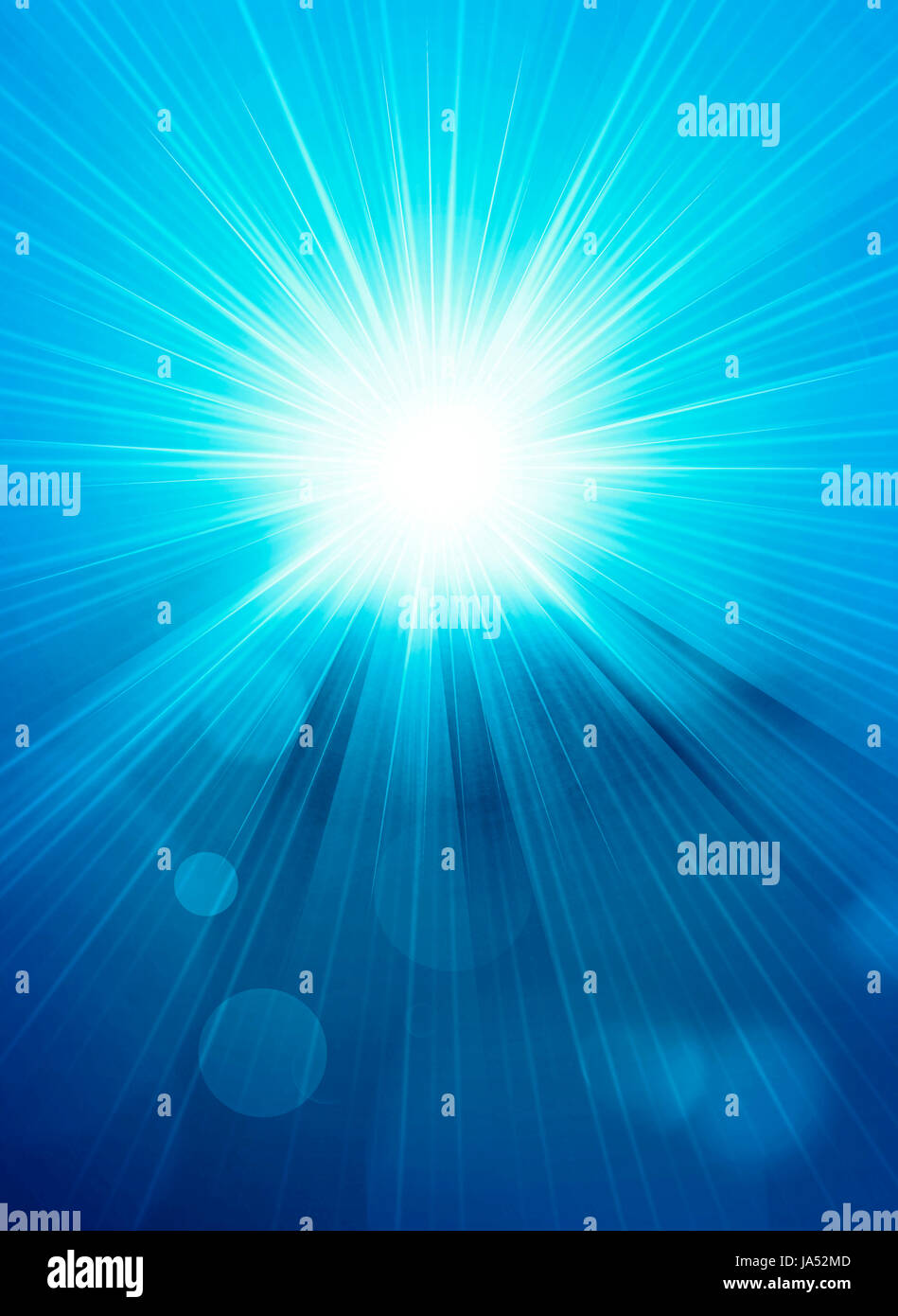 graphic, lights, sunbeams, reflection, sunshine, reflexes, circles ...