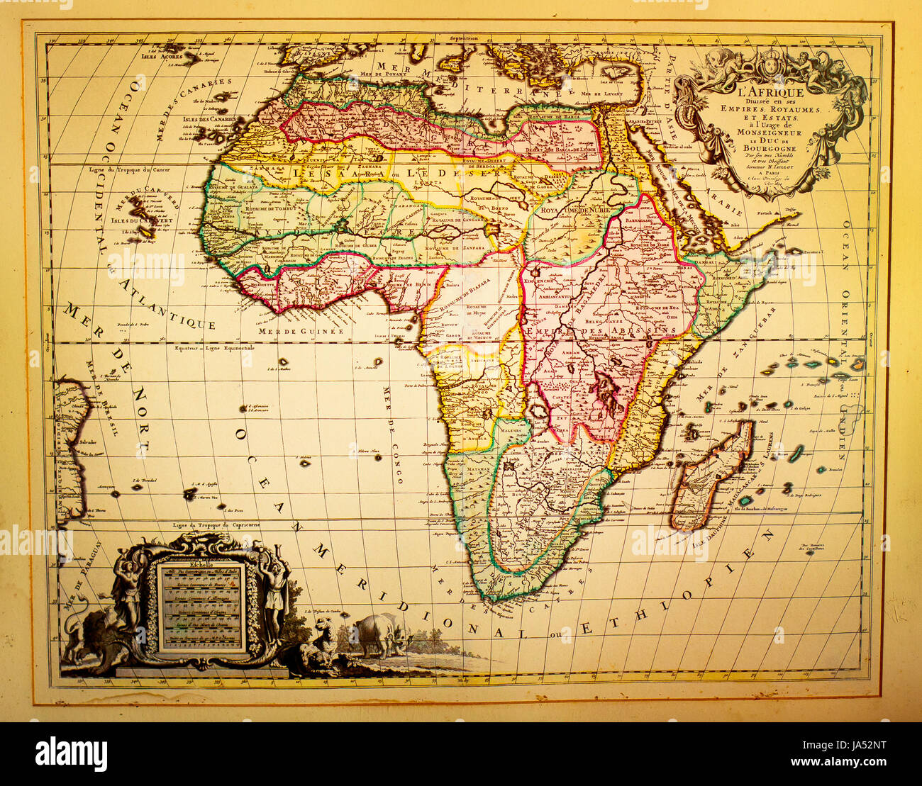 africa, vintage, continent, old, map, atlas, map of the world, object ...