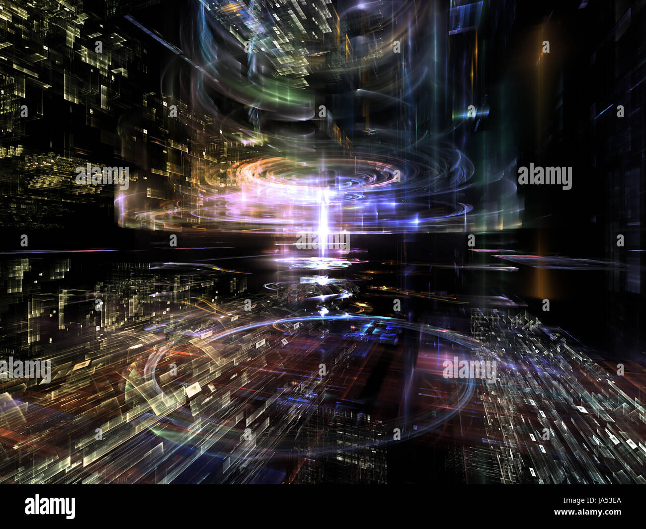 sign, signal, city, town, horizon, space, industrial, science, future ...